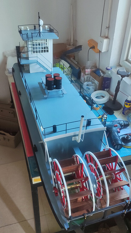 Sternwheeler Major 1:18 1400mm 55" Wooden Model RC Model Ship Kit | eBay