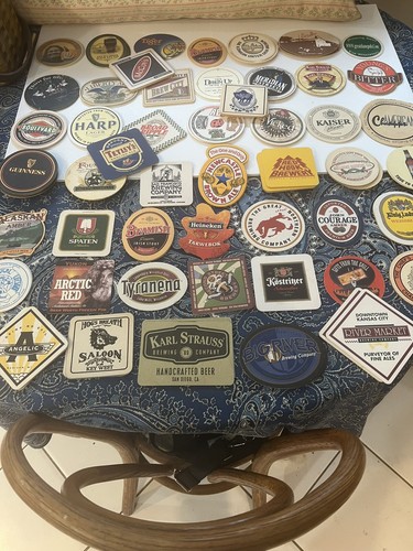Vintage Beer Coasters Lot (#3) Of 50+. 50 Assorted Designs | eBay