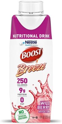 Boost Breeze Nutritional Drink, Wild Berry 8 FL OZ (Pack of 3) | eBay