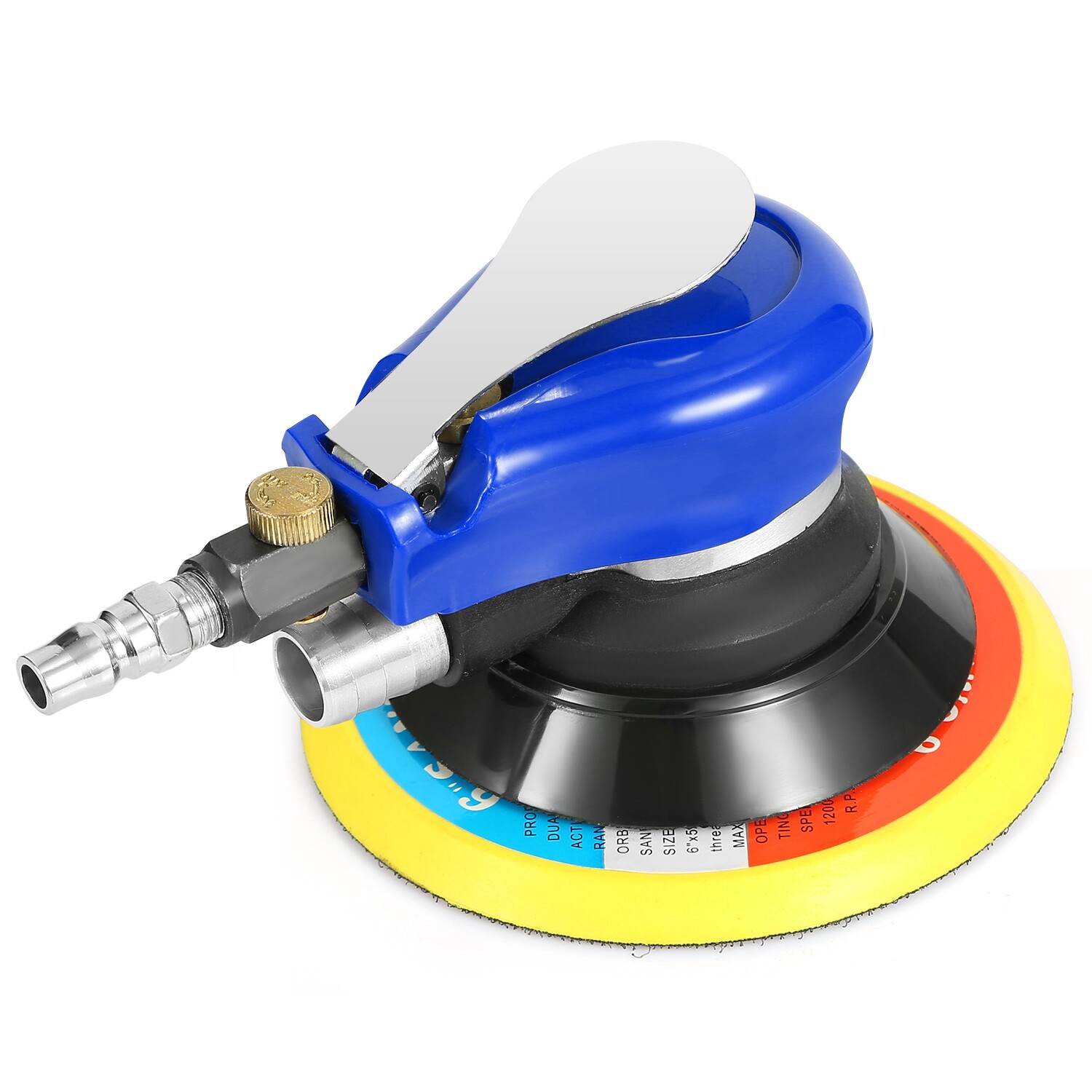 6" Air Random Orbital Palm Sander Auto Body Orbit DA Sanding LOW ...