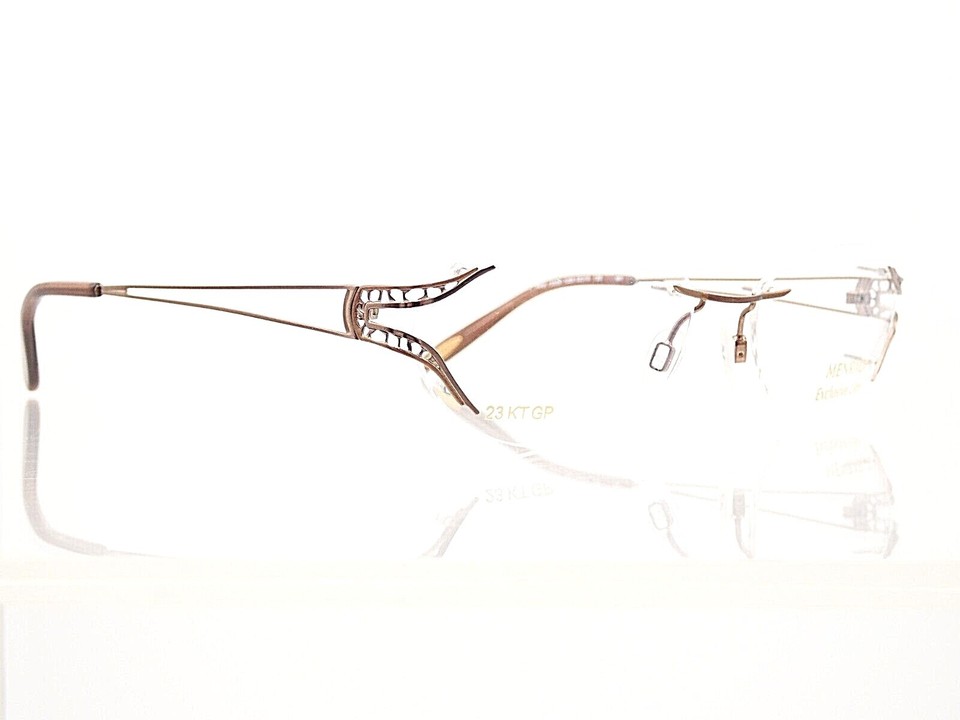 MENRAD 13508 23KT GP Exlusive Line eyeglass frame Brille 53/16/135 ...