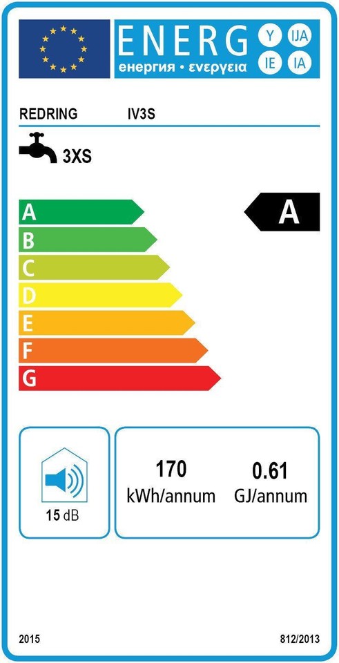 Redring Instant Hand Wash Over Sink Unit 3kW Heated Water Wall Mounted ...