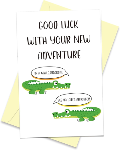Good Luck New Adventure Card, Coworker Goodbye Retirement Card, New Job ...