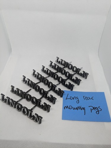 1970-1990 Metal Lincoln Mark Continental Town Car Trunk Emblem Script ...