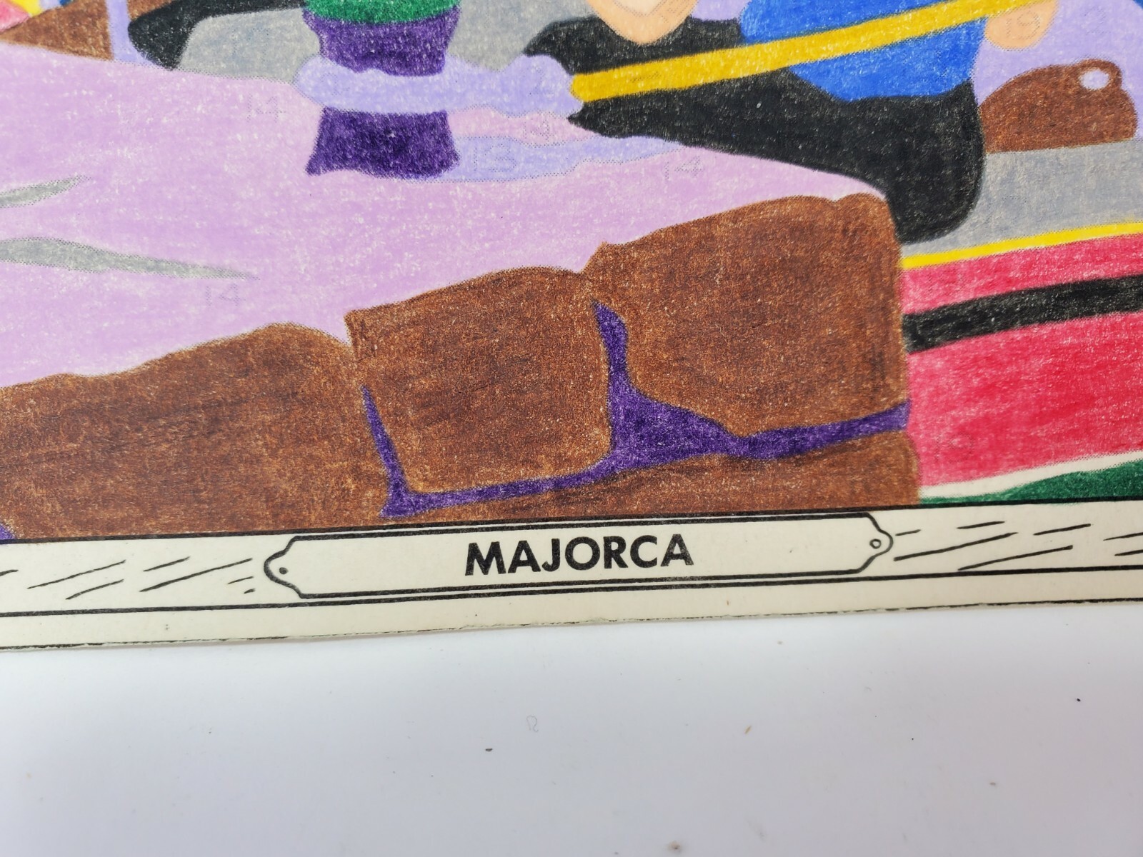 Vintage Venus Paradise Majorca Color by Number Pencil Mid-Century ...