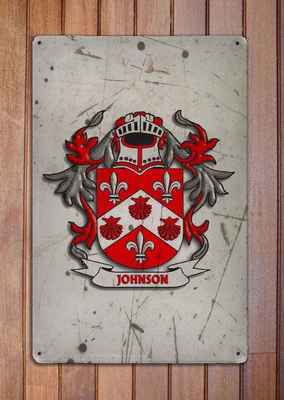Hancock Coat of Arms A4 Aged Retro 10x8 Metal Sign Aluminium Heraldry ...