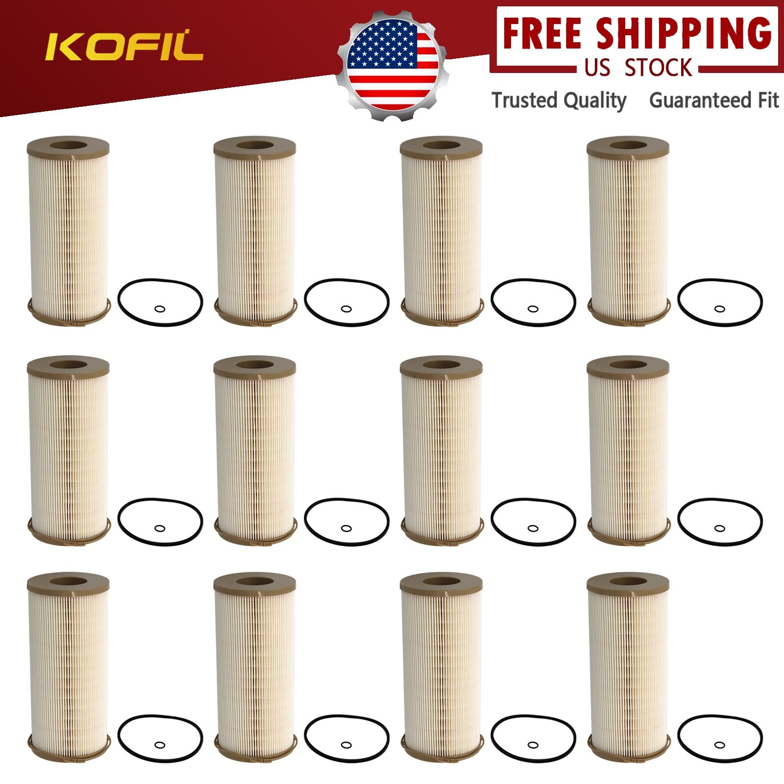 12 x 2020PM Fuel Filter Replaces FS20203 CS10965 L2020F-30 P552020 ...