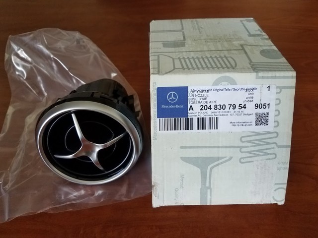 MERCEDES BENZ GLK Class Air Vent Air Nozzle Left Center Dash 2048307954 ...