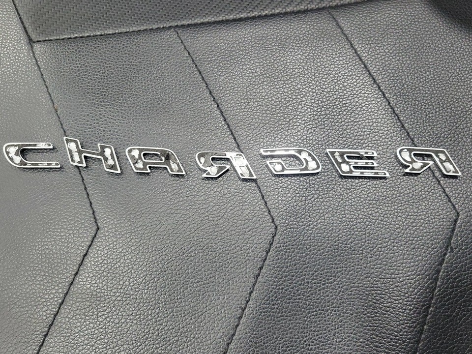 2015-2021 DODGE CHARGER NAMEPLATE EMBLEM BADGE SATIN SILVER CHARGER OEM ...