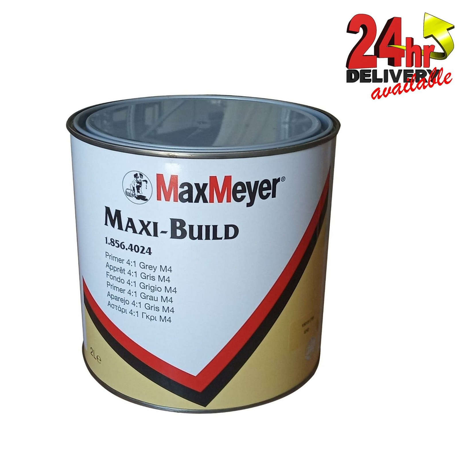Max Meyer Maxi Build 4024 2K HS Topfiller Primer Grey 2L | eBay UK