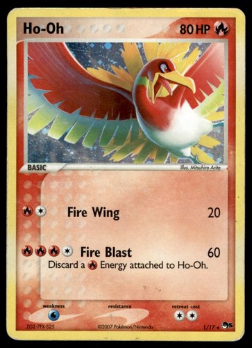 2007 Pokemon EX, POP - POP Series 5 Ho-Oh Basic/Rare #1 Heavy Play | eBay