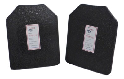 Tactical Scorpion Level IIIA Body Armor Pair Hard 8" x 10" Plates ...