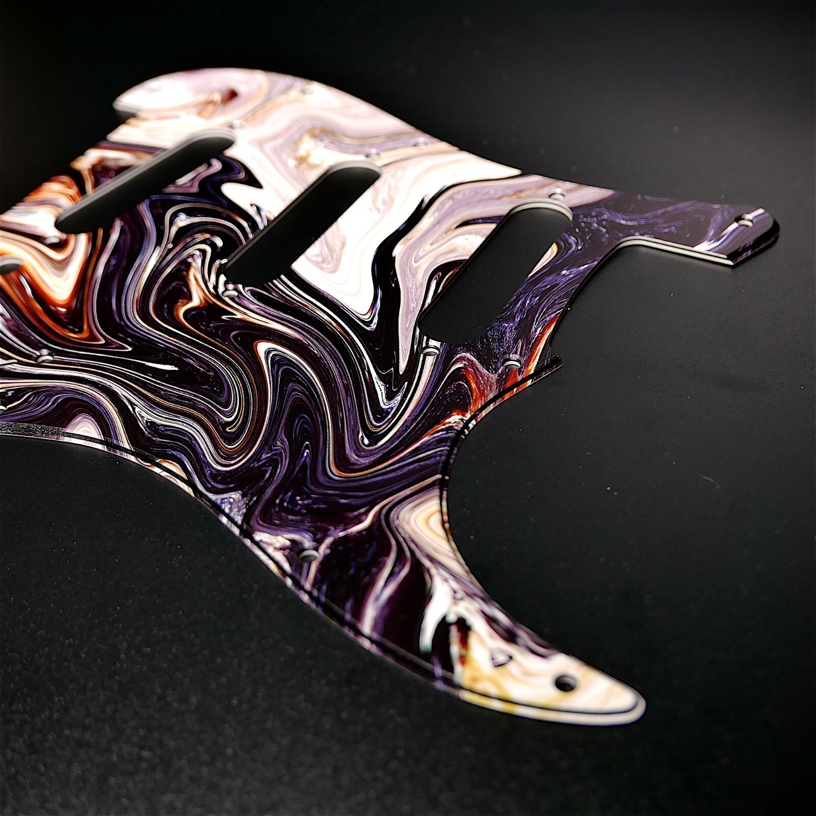 Fender Strat Pickguard • Marble #17 • Custom Pickguard • Graphic ...