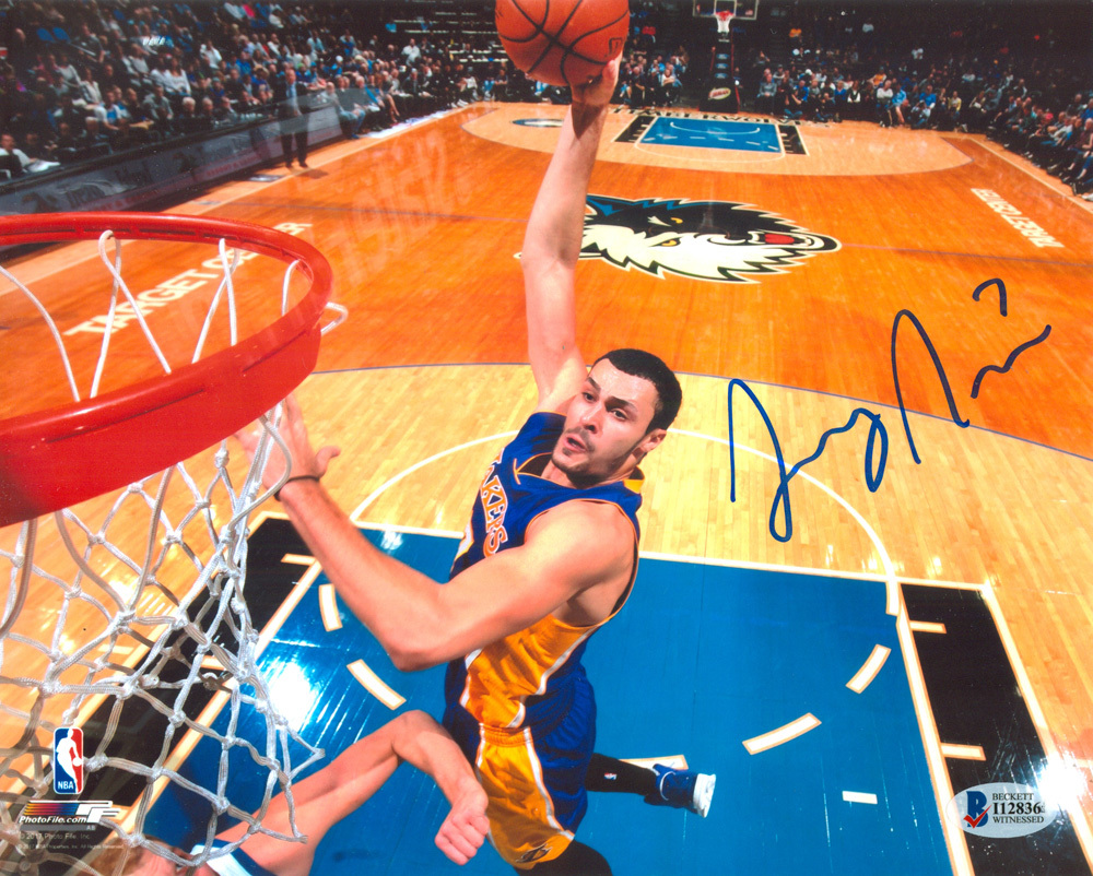 LARRY NANCE JR Autograph 16x20 Lakers Photo - TIMBERWOLVES DUNK ...