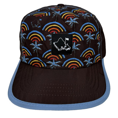 Oahu Golf Apparel OGA Strapback Floral Rainbow Hawaii Hat | eBay