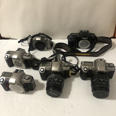 Lot of 6 Nikon Cameras N50, N55 & (4) N65 | eBay