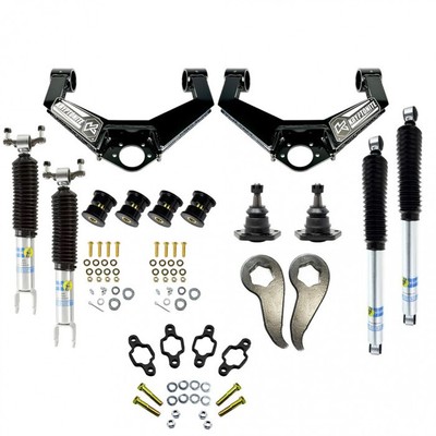 Kryptonite Stage 3 Leveling Kit w/Bilstein Shocks & Extensions, 2011-19 ...