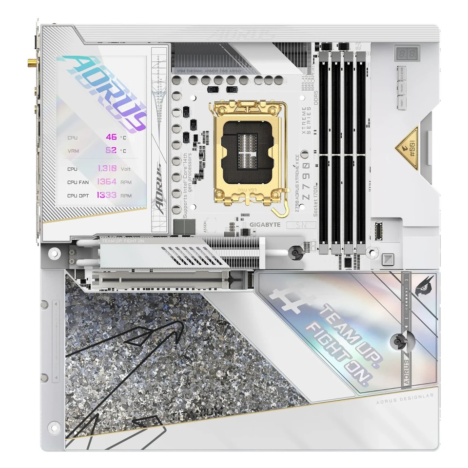 Gigabyte Z790 A AORUS XTREME X ICE Socket LGA1700, E-ATX, Intel 14/13 ...