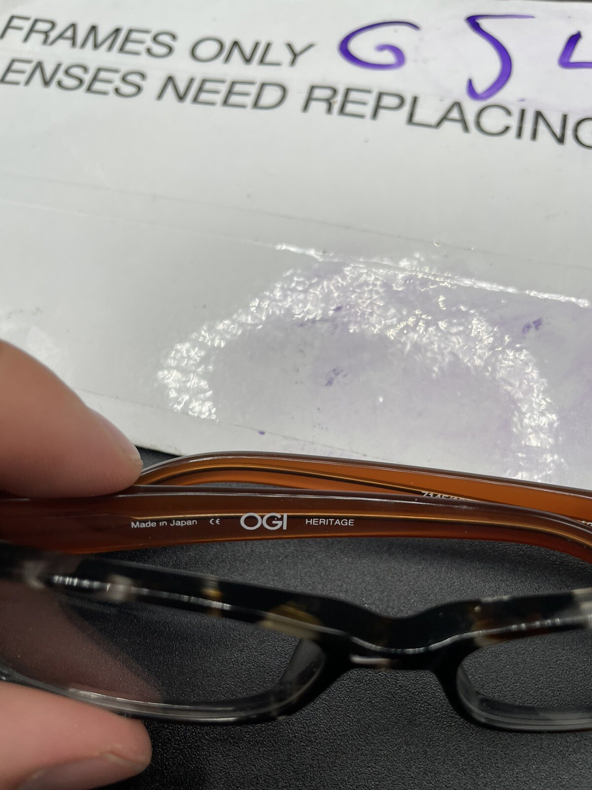 OGI Heritage 7145/1377 Eyeglass Frames Only 50-15-135 Women's Black ...