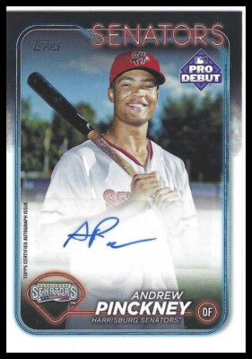 Andrew Pinckney 2024 Topps Pro Debut Auto #PD117 Nationals Senators | eBay