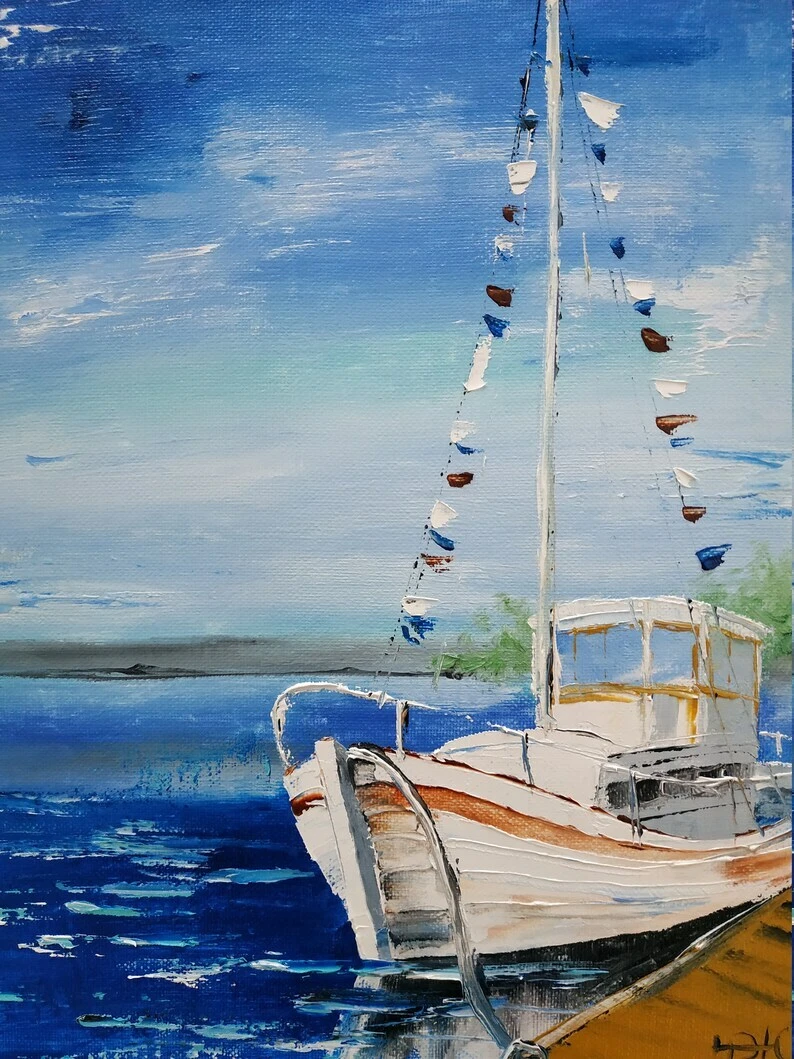 Fishing Boat Paintings