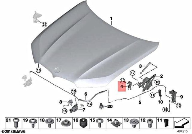 Genuine BMW X5 G05 G07 X5 30dX 40iX 50iX M50dX X7 Actuator Right ...
