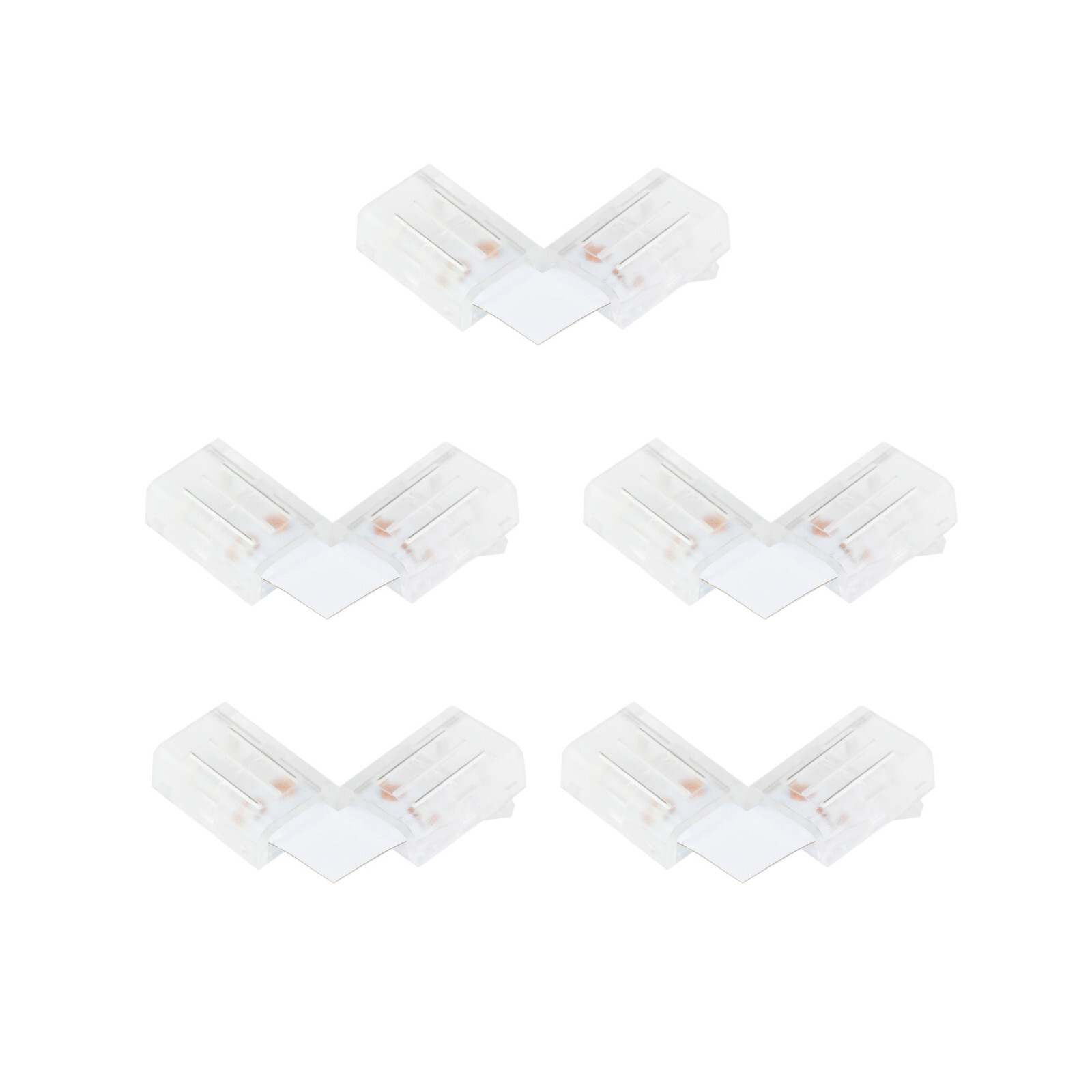 5 Pcs Straight L Shape 1 End/2End Connector Wire For DIY COB LED Strip ...