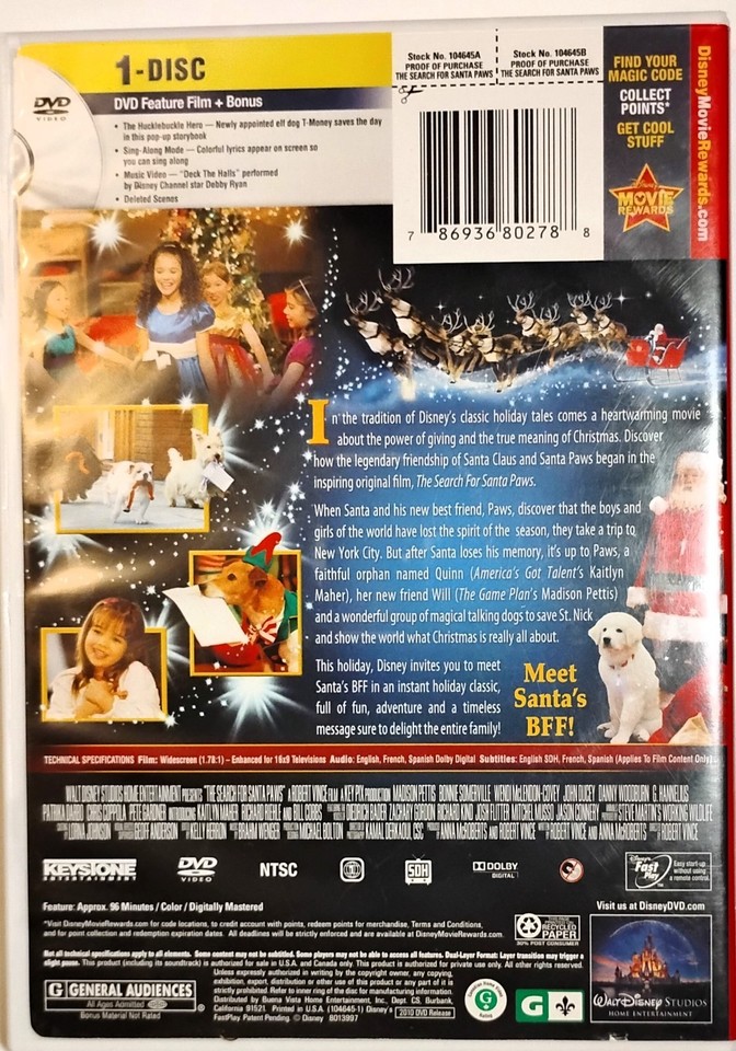 Christmas movies 4 DVDs Family/Kids Dog Lovers Holiday Comedies Santa ...