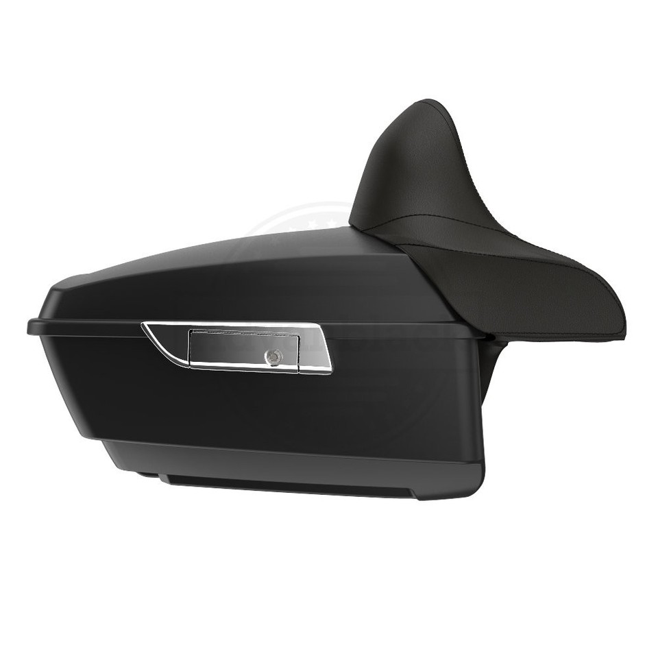 Unpainted King Tour Luggage Trunk Wrap-Around Backrest Fits 97+ Harley ...