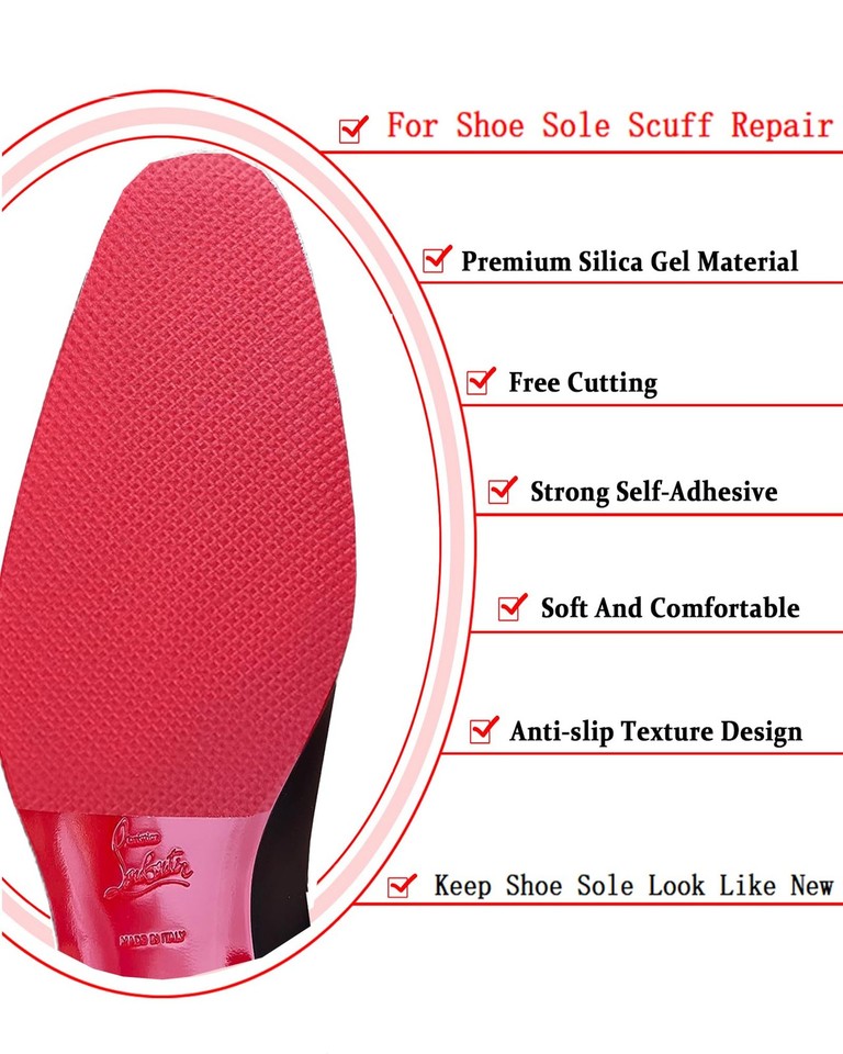 Clear Shoe Sole Protector for Red Bottom Shoe Protector Compatible with ...