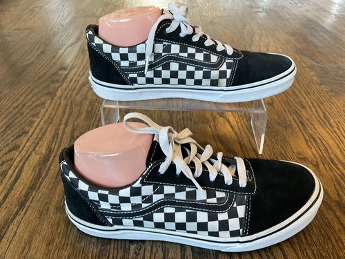 Vans 500714 Checkerboard Skate Lace Up Shoes US Youth Size 7 Black ...