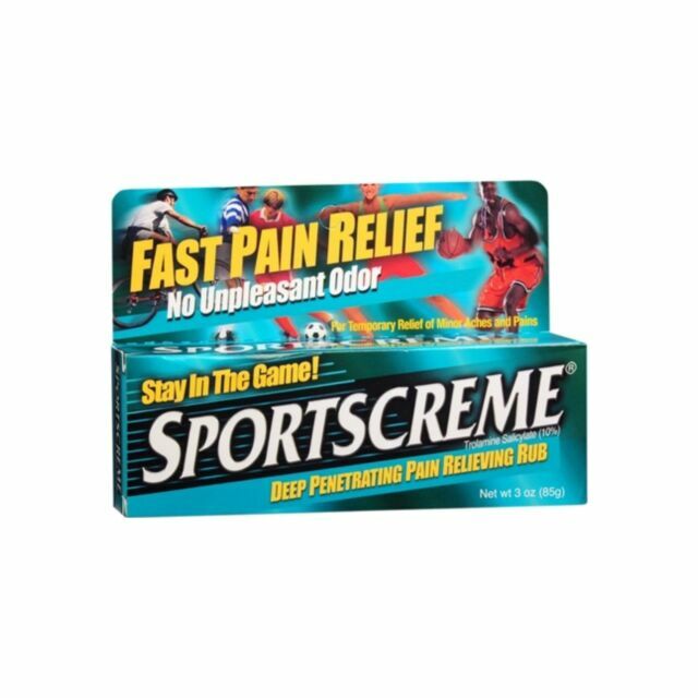 Sportscreme Deep Penetrating Pain Treatment Relieving Rub - 3oz for ...