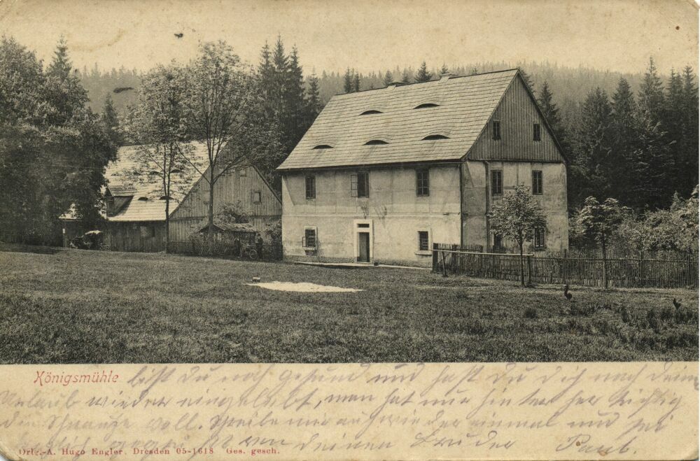 poland germany, MAXDORF WYSZKÓW, Königsmühle im Oberen Krippenbach 1917 ...