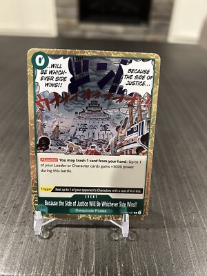 One Piece CCG Awakening of the New Era Rare English Because The Side ...