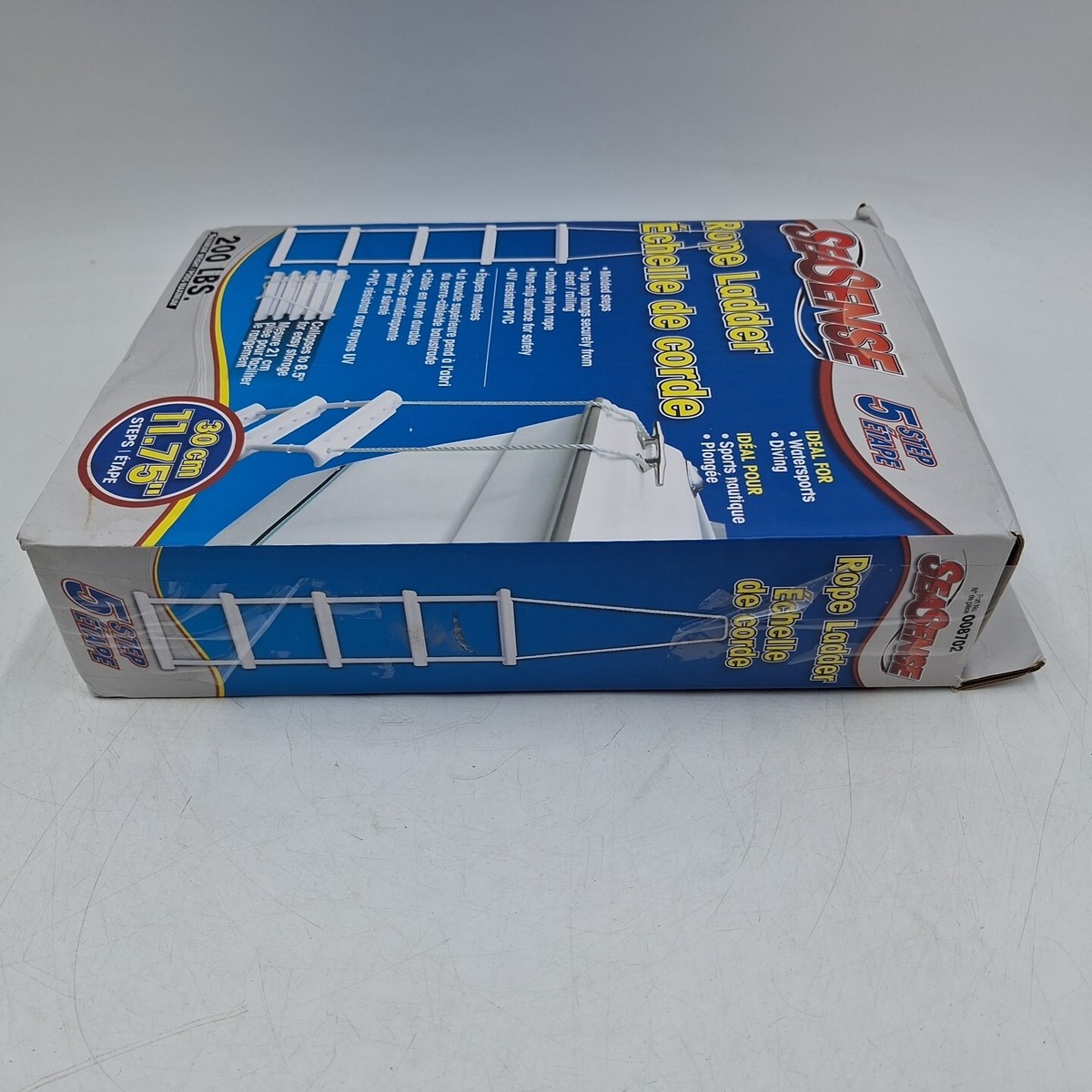 Echelle Bateau SeaSense Boat Ladder (3 Step), Silver Seasense Rope ...