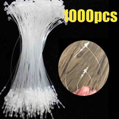 1000pcs New Loop Locks Plastic Snap Lock Pins Security Tag Label ...