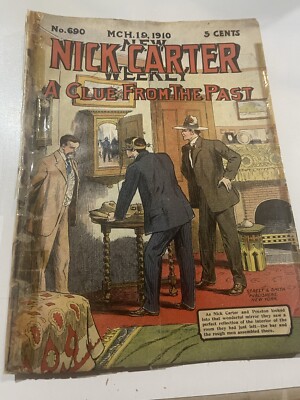 Nick Carter Weekly #690 1910 pulp mystery & crime | eBay