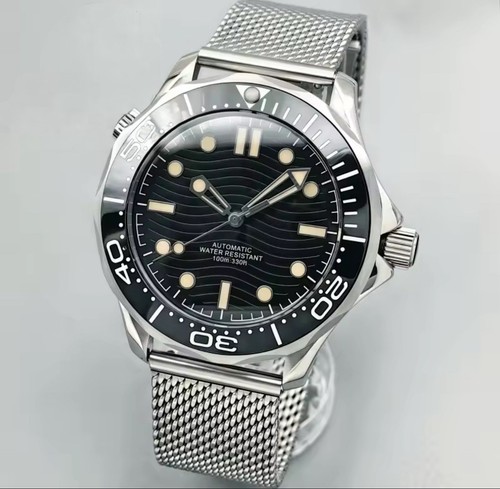 James Bond 007 BLACK SMP SEA W/AUTOMATIC NH35 NTTD NO TIME TO DIE DIVE ...