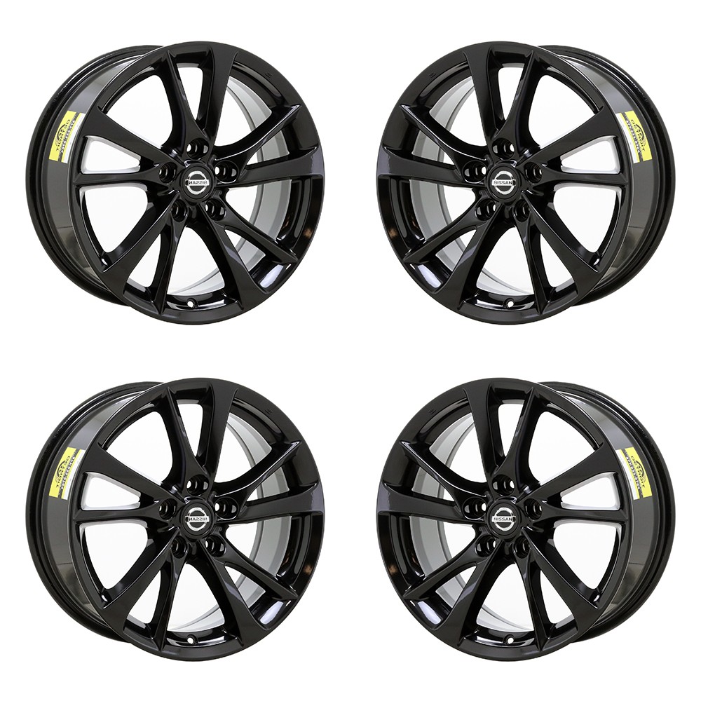 17" INFINITI Q50 GLOSS BLACK EXCHANGE WHEELS RIMS FACTORY OEM 73764 ...