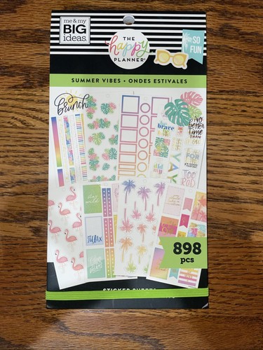 Happy Planner Summer Vibes Sticker Book 898 Pieces | eBay