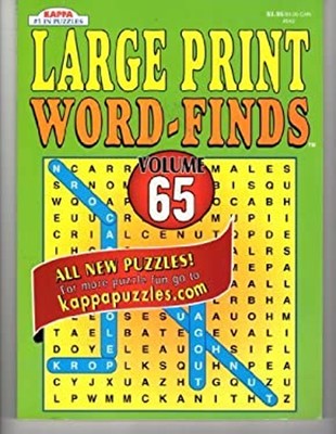 Large Print Word-Finds Large Print Word Finds, Volume 45 | eBay