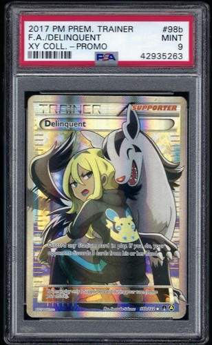 DELINQUENT 98b/122 XY COLLECTION PROMO PREMIUM TRAINER Pokémon Card PSA ...