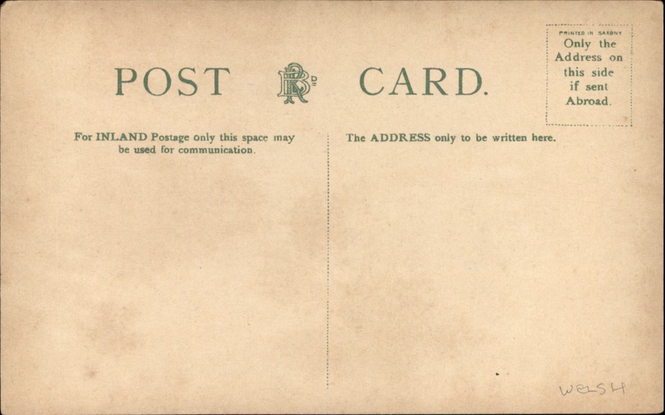 Welsh Woman knitting Rest by the Way ethnic costume vintage postcard c1910 s579 | eBay