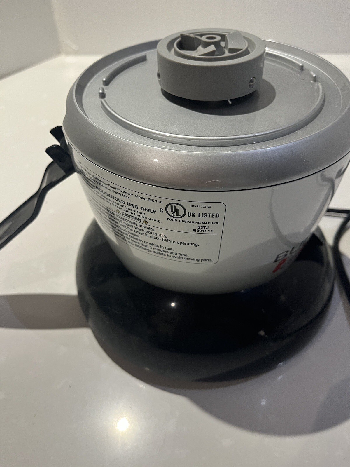 Bullet Express Trio BE-110 Motor Base Replacement Part W/ Manual Tested ...