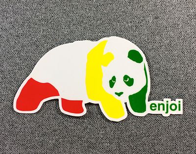 Enjoi RASTA Panda Skateboard Sticker 4.5in si | eBay