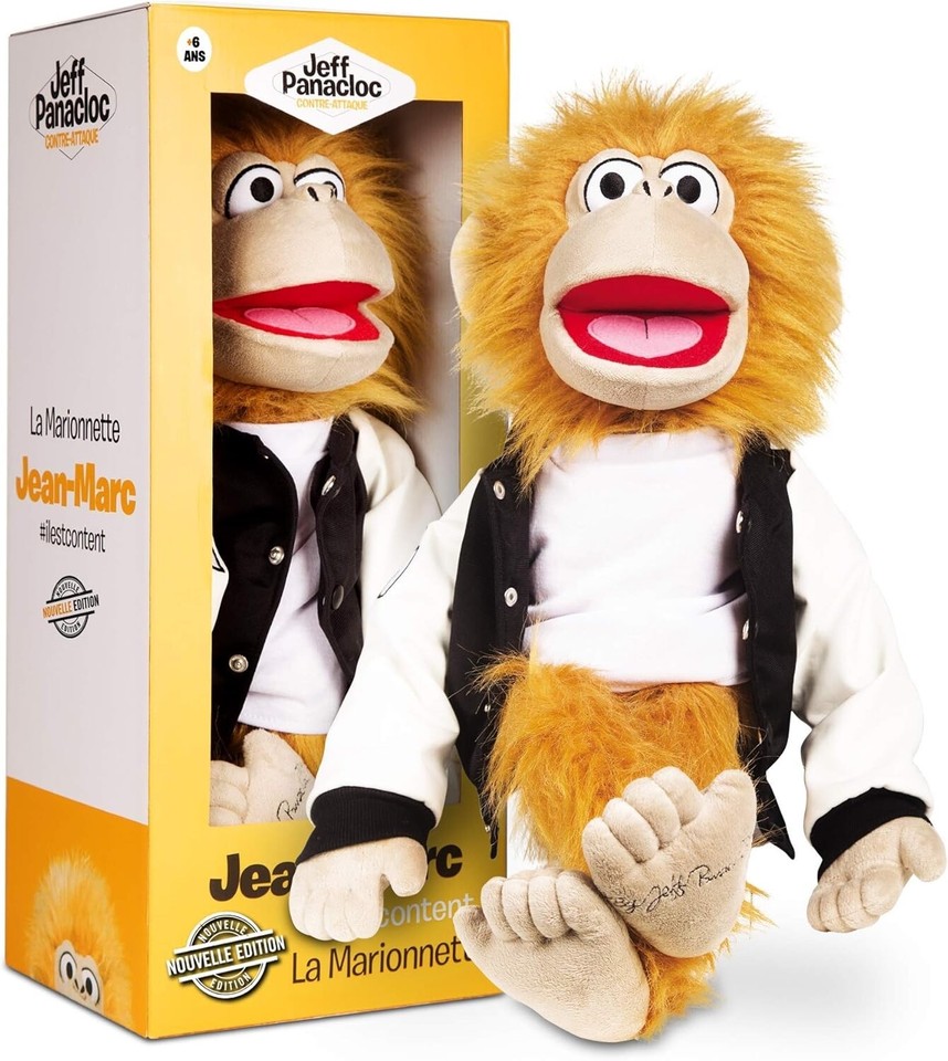 Jeff Panacloc Jean-Marc La Marionnette Real Life Monkey Puppet 60cm - 6 ...