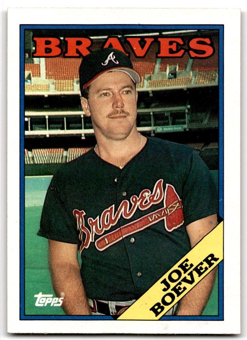 1988 Topps Joe Boever Rookie Atlanta Braves #627 | eBay
