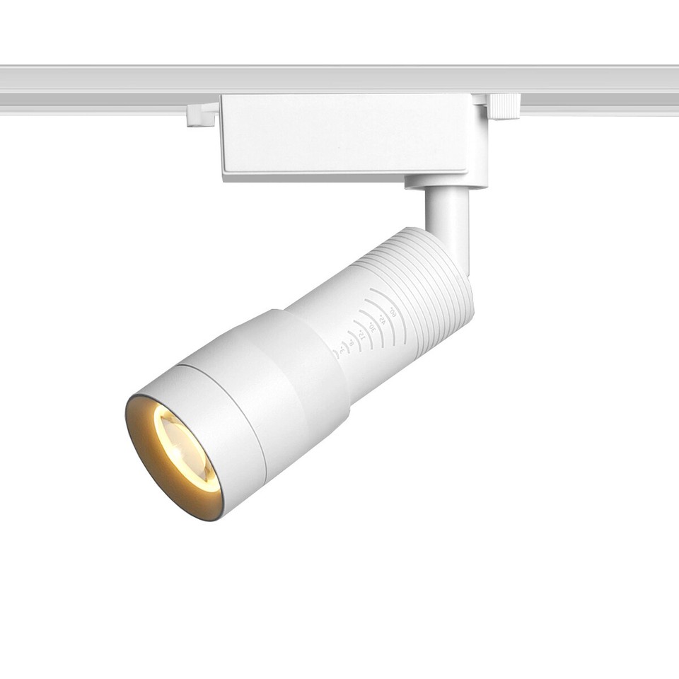 COB LED Ceiling Lamp Fixture 2-Line Track Light Beam Angle Zoom Show ...