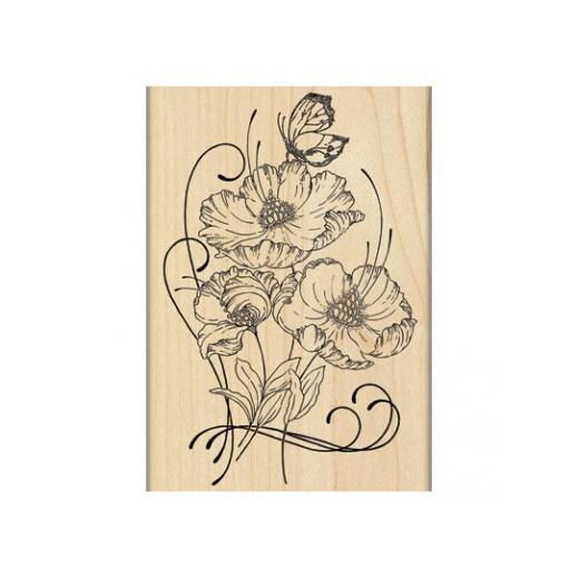 Penny Black Wood Mounted Rubber Stamp - Red Tango 4373K | eBay