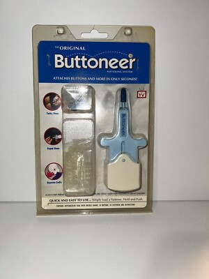 The Original Buttoneer Fastening System Needle Guard Avery Dennison ...